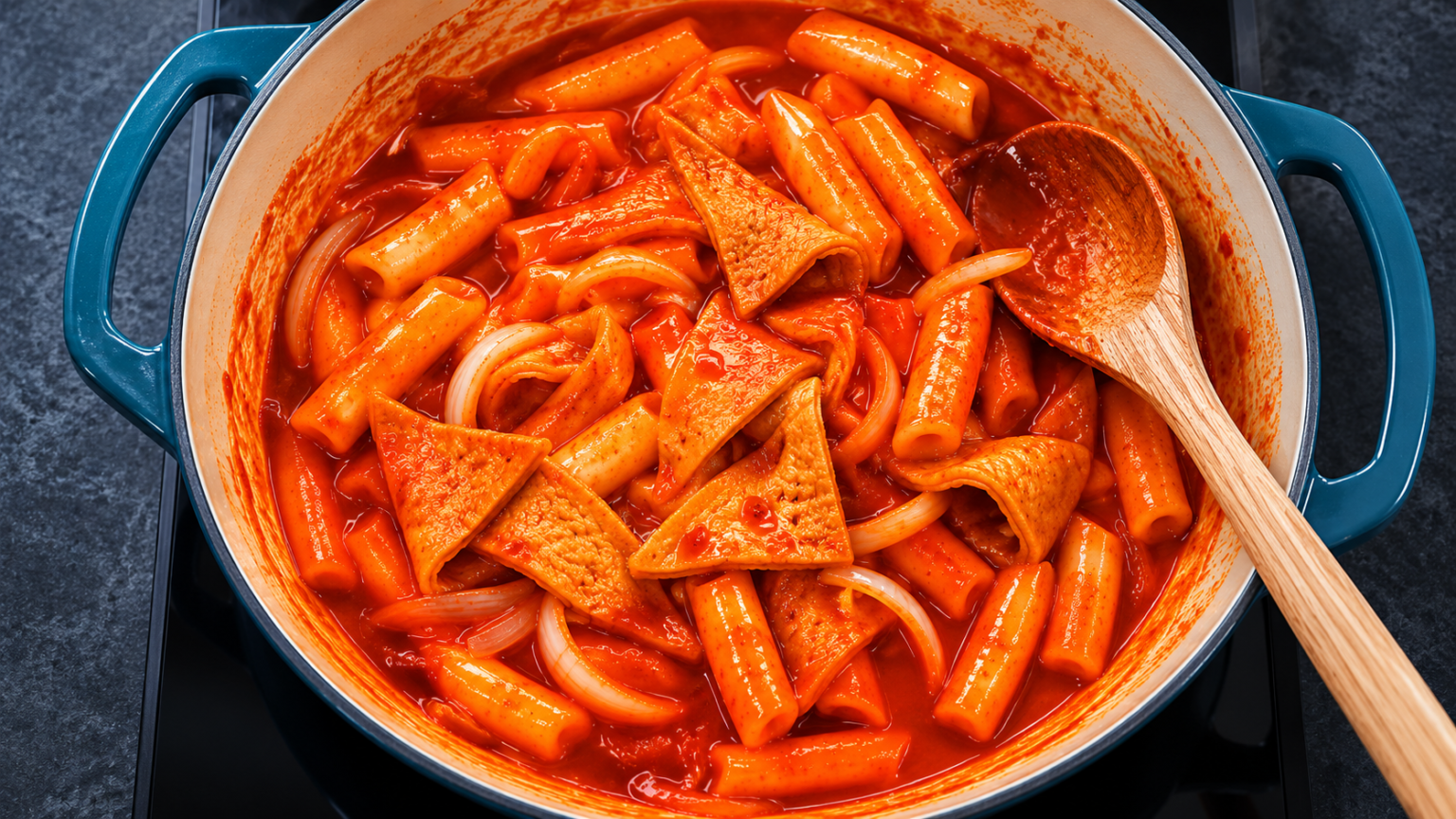 Tteokbokki : Recette Authentique des Gâteaux de Riz Coréens - nippon-grill