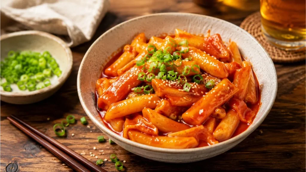 Tteokbokki : Recette Authentique des Gâteaux de Riz Coréens - nippon-grill